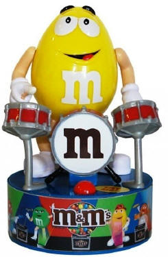 M & M Drummer Rock Star Candy Dispensers - $8.75