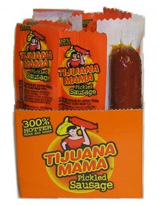 Tijuana Mama Hot Pickled Sausage 12ct Penrose